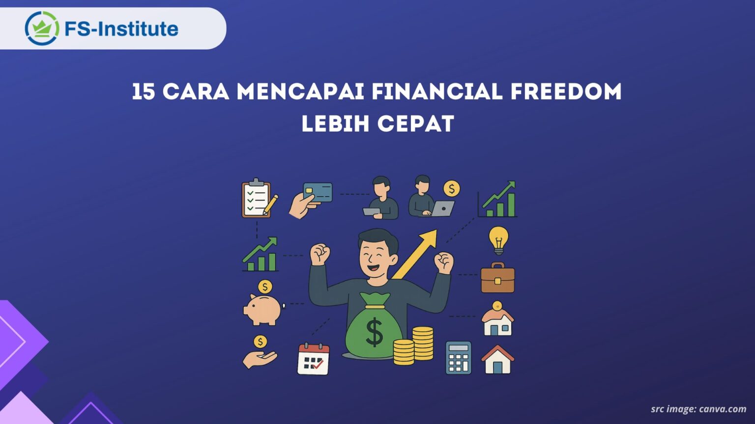 15 Cara Mencapai Financial Freedom Lebih Cepat - FS Institute
